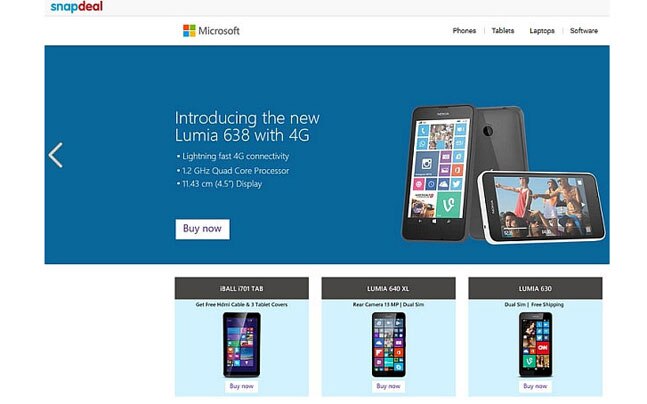 Microsoft launches Online Store on Snapdeal - India Today